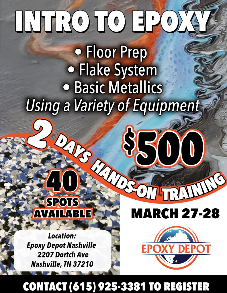Intro To Epoxy - Nashville TN - Epoxy Depot